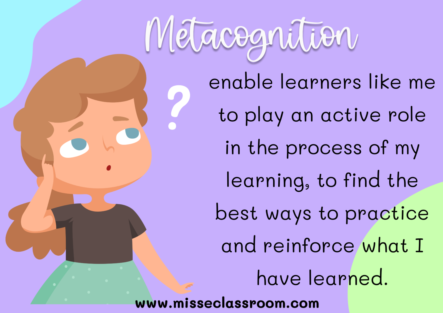 What about metacognition in the ESL / EFL classroom? | Miss E Classroom What about metacognition in the ESL / EFL classroom? | Miss E Classroom