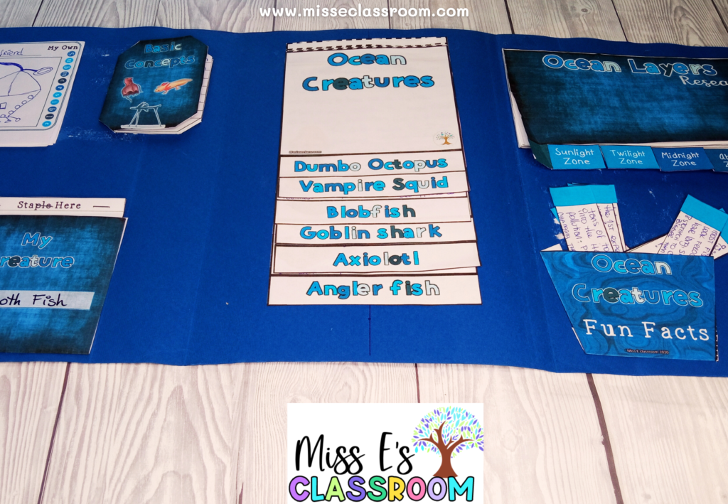 Ocean Creatures Games & Activities | Miss E Classroom